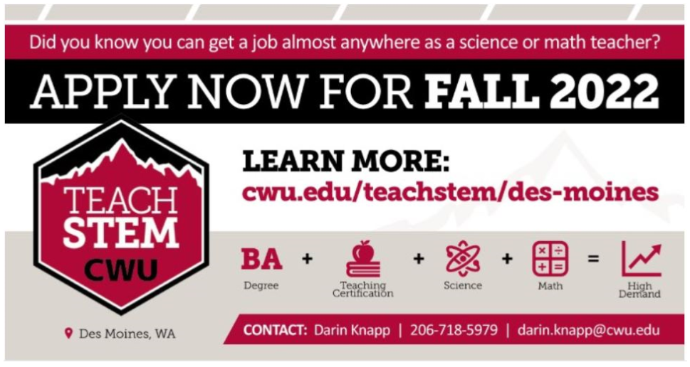 Transfer Fairs offered through the Highline College Transfer Center